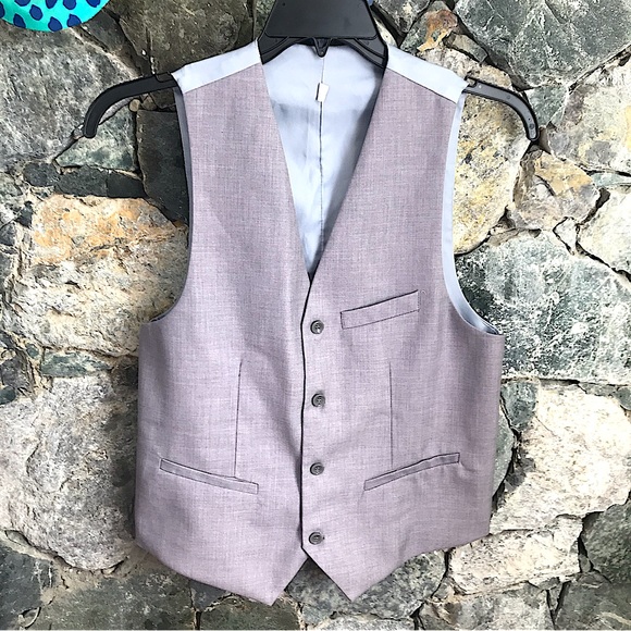 Blitz Moda | Suits & Blazers | Blitz Moda Gray And Blue Suit Vest ...